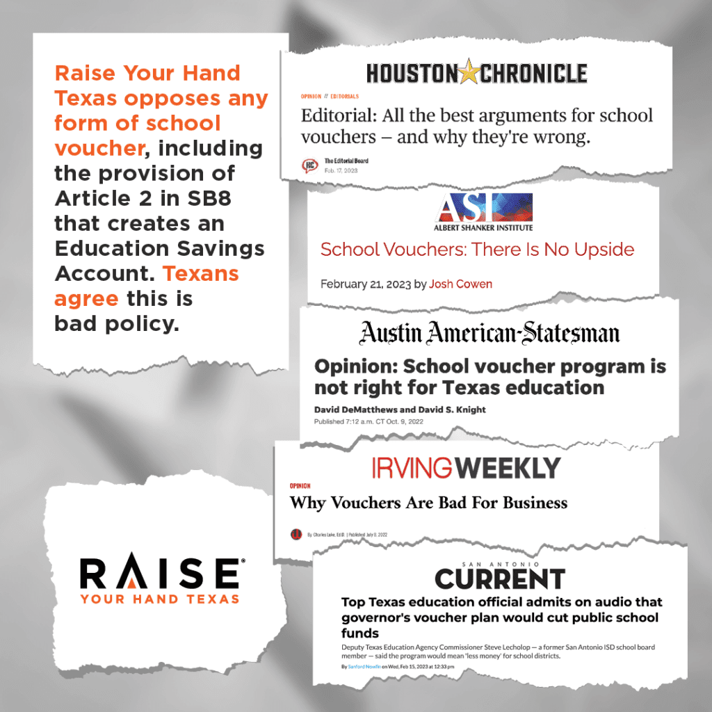 Vouchers Hurt Archives - Raise Your Hand Texas